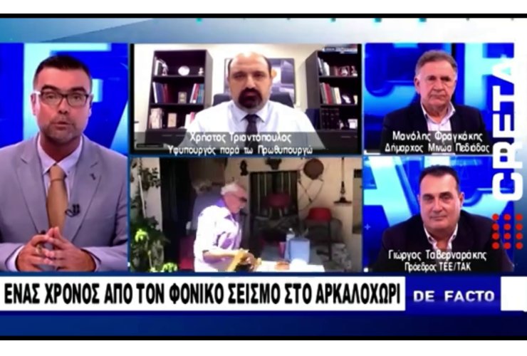 Στην εκπομπή «De Facto» (29.09.2022) – Χρήστος Τριαντόπουλος